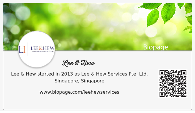 Lee & Hew - Biopage