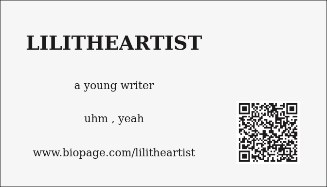 Lilitheartist - Biopage