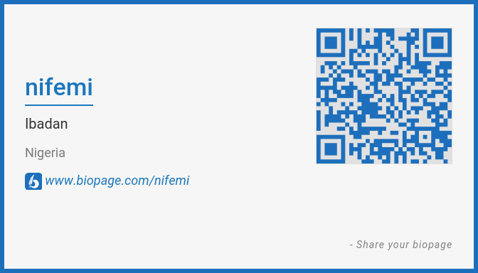 Nifemi - Biopage
