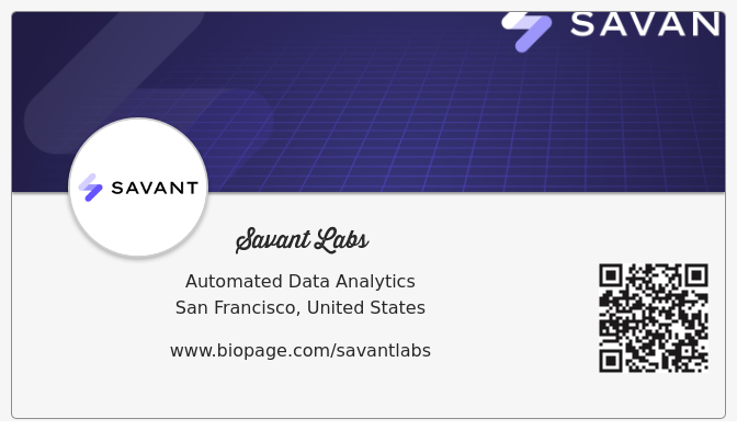 Savant Labs - Biopage