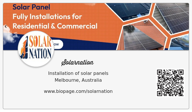 Solarnation - Biopage