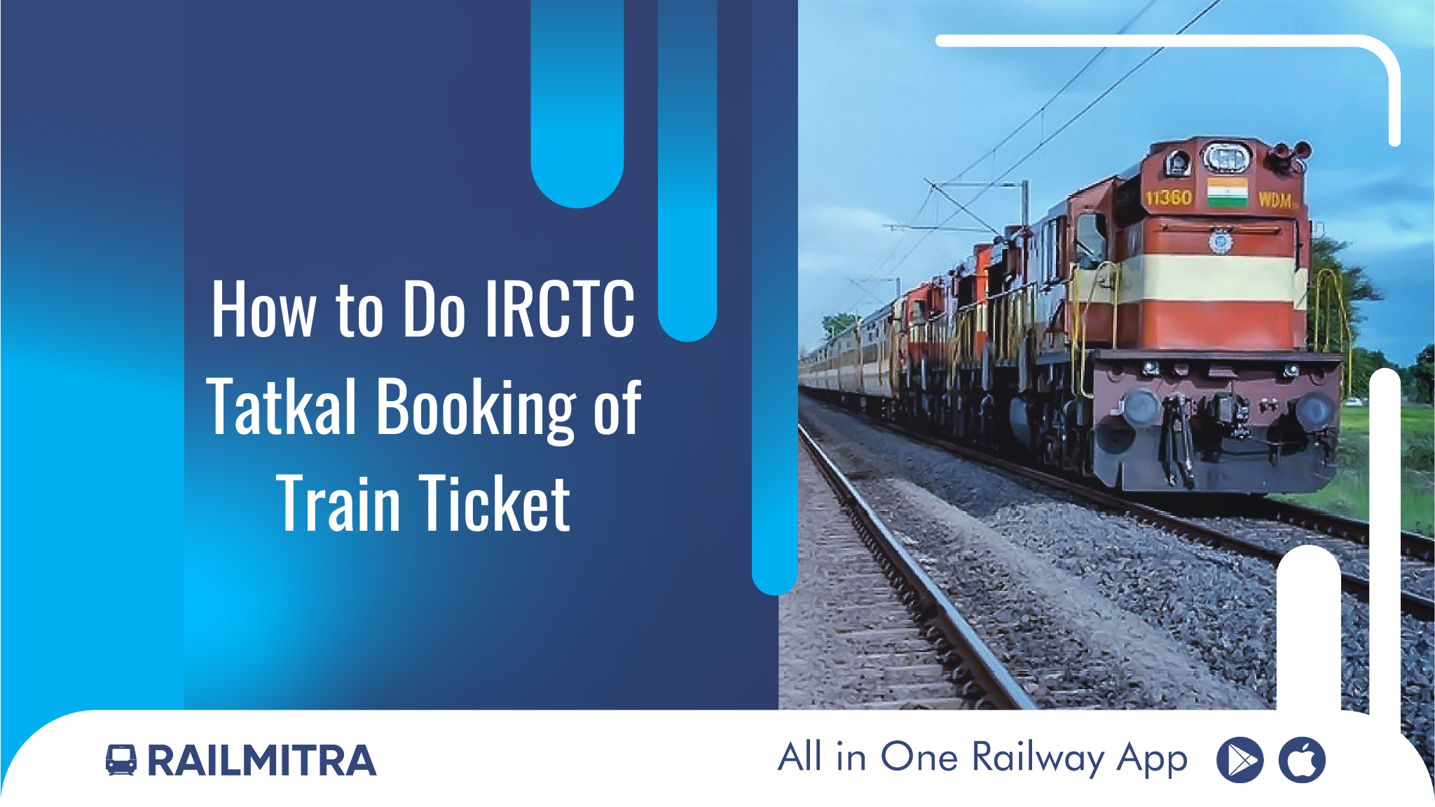 RailMitra posted How to Do IRCTC Tatkal Booking of Train Ticket on ...