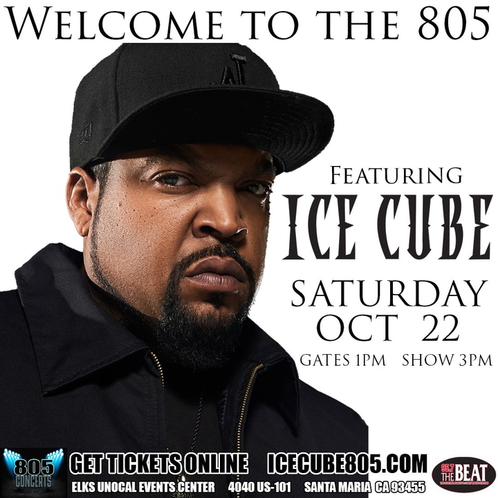 Ice Cube Santa Maria Tickets, Elks Unocal Event center 22. Oktober 2022 ...