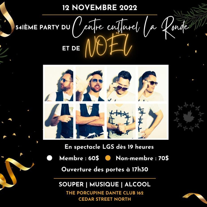 LGS - Le Groupe Swing Timmins Tickets, The Porcupine Dante Club Nov 12 ...