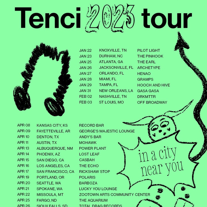 Tenci Fayetteville Tickets, George's Majestic Lounge Apr 09, 2023 ...