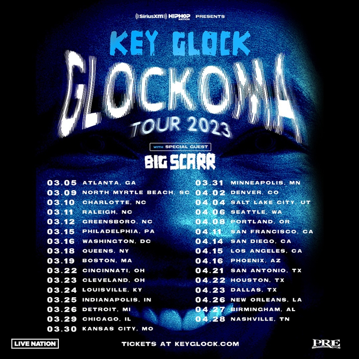 Key Glock Houston Tickets, Bayou Music Center Apr 22, 2023 | Bandsintown