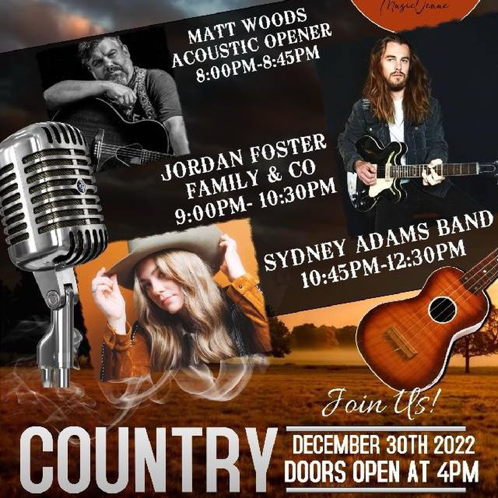 Matt Woods Corbin Tickets, Icehouse Restaurant and Bar 30 de dezembro ...