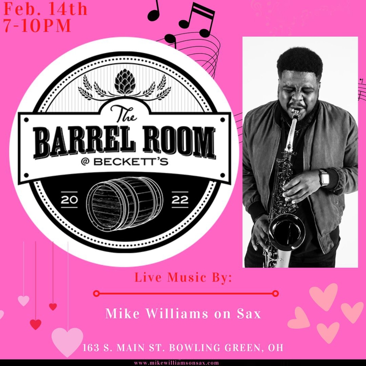 Mike Williams on Sax Bowling Green Tickets, Beckett's Burger Bar ...