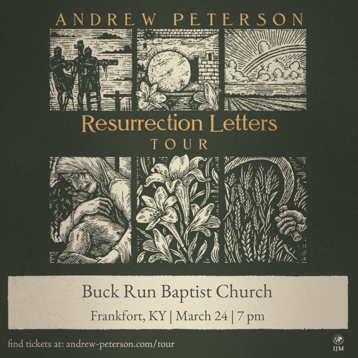 Andrew Peterson Frankfort Tickets, Buck Run Baptist Church Mar 24, 2023 ...