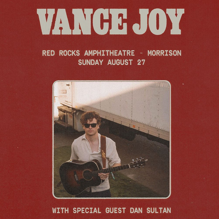 Vance Joy Morrison Tickets, Red Rocks Amphitheatre Aug 27, 2023 ...