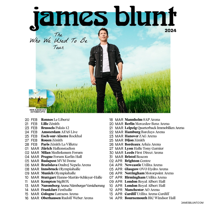Billets pour James Blunt Budapest, MVM Dome (Budapesti ...