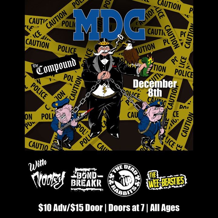 Karten für MDC - Millions of Dead Cops in Houston, The End 8. Dezember ...