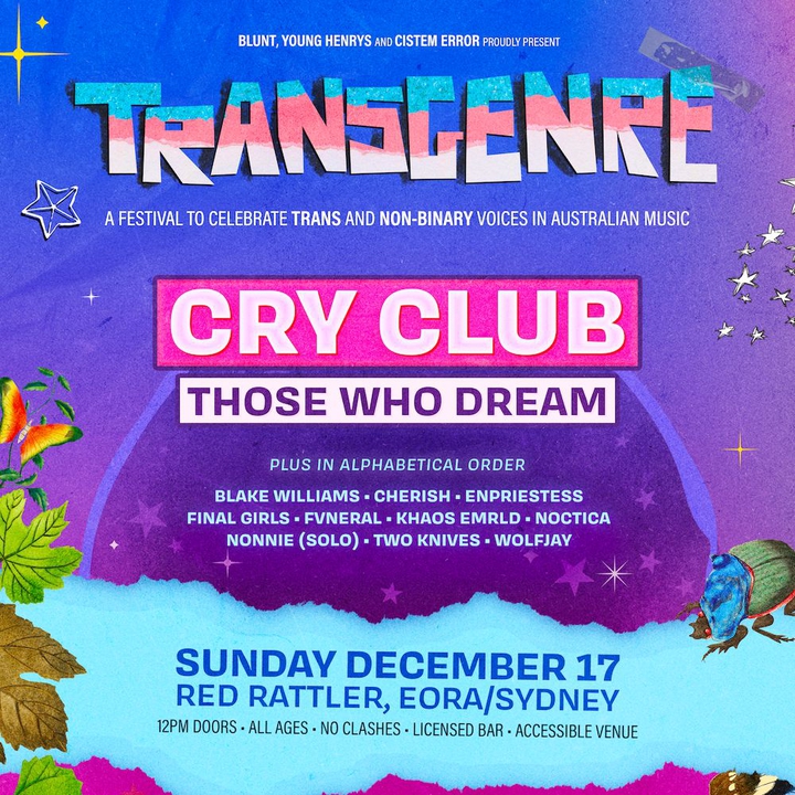 Blake Williams Marrickville Tickets, The Red Rattler Theatre Dec 17 ...