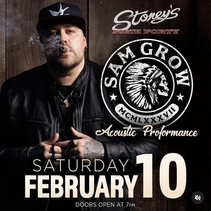 Sam Grow Las Vegas Tickets, Stoney's North Forty Feb 10, 2024 | Bandsintown