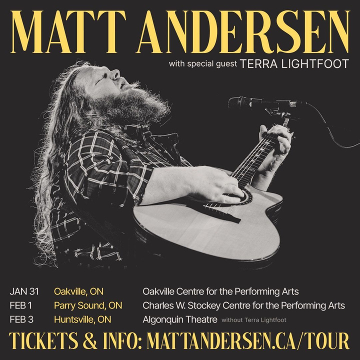 Terra Lightfoot Oakville Tickets, The Oakville Centre for the ...