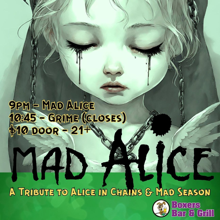 Mad Alice: A Tribute to Alice in Chains & Mad Season Faribault Tickets ...