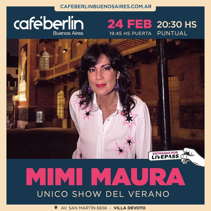 Mimi Maura Oficial Comuna 11 Tickets, Café Berlin Feb 24, 2024 ...