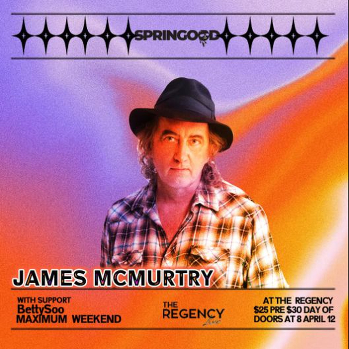 Karten für James McMurtry in Springfield, The Regency Live 12. April ...