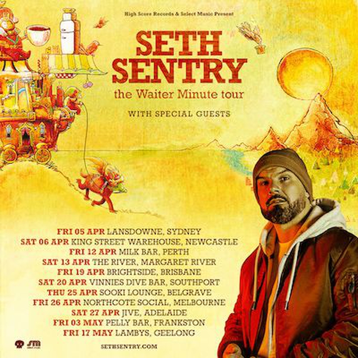 Karten für Seth Sentry in Bruce, The Hub - Uni Bar Space 4. April 2024 ...