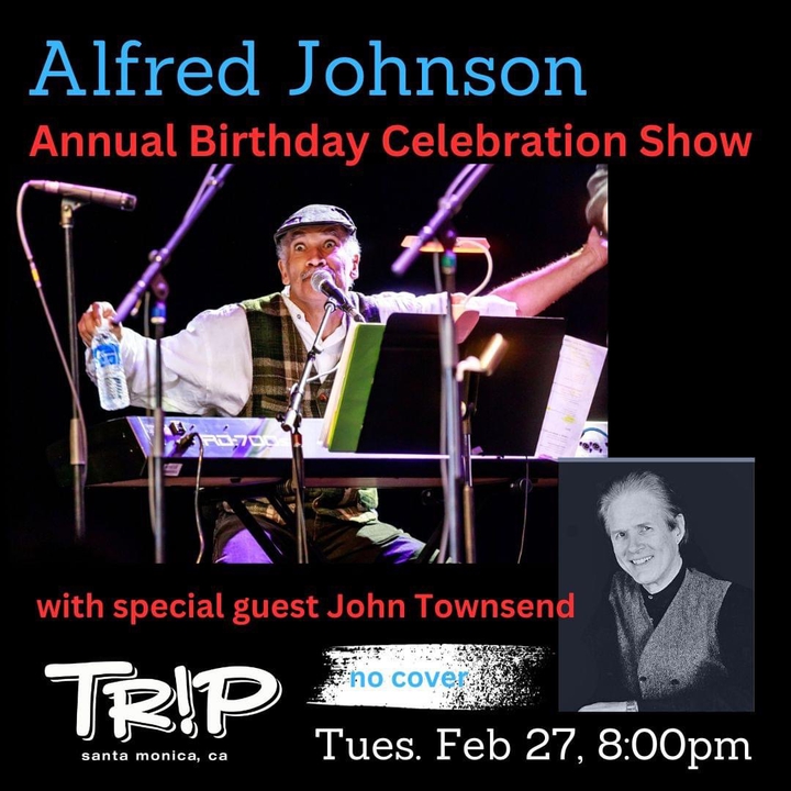 ALFRED JOHNSONSanta Monica チケット, TRiP2024年2月27日 | Bandsintown