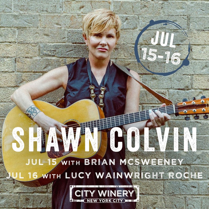 Billets pour Shawn Colvin New York, City Winery New York 15 juillet ...
