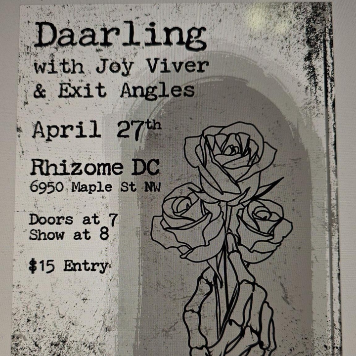 daarling Washington Tickets, RhizomeDC Apr 27, 2024 | Bandsintown