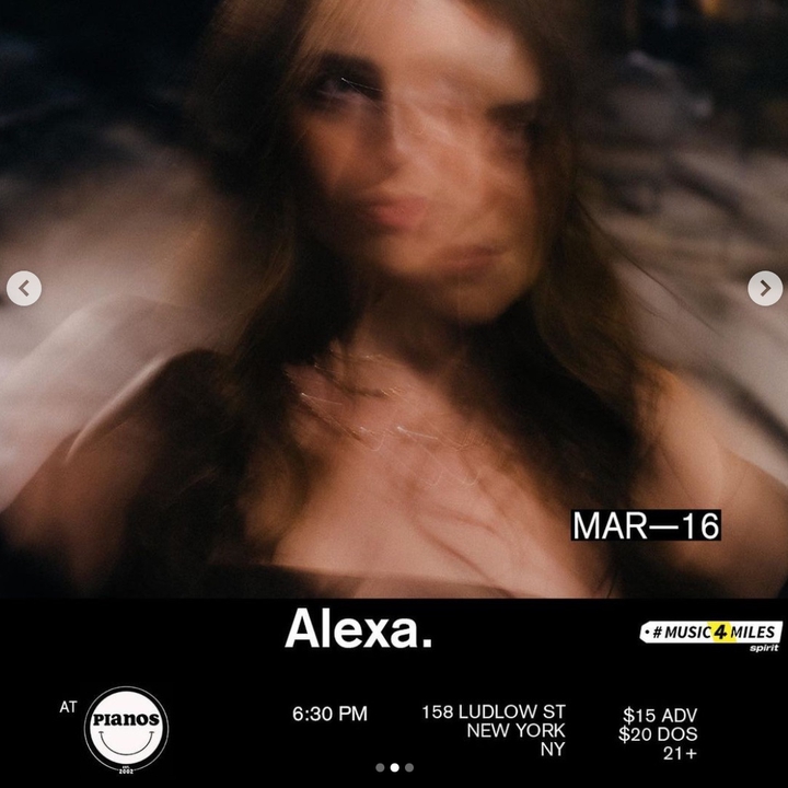 Alexa Kate New York Tickets, Pianos Mar 16, 2024 | Bandsintown