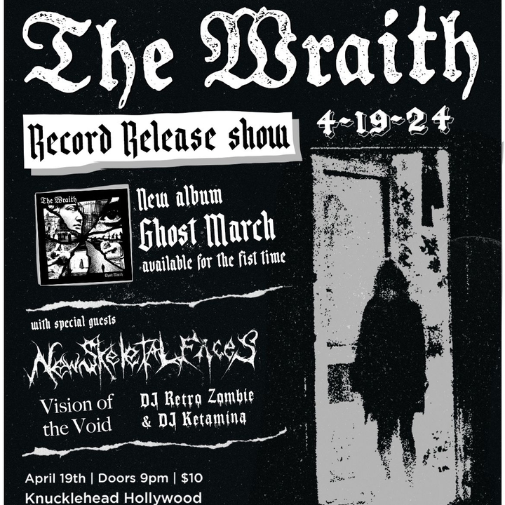 The Wraith - Los Angeles Los Angeles Tickets, Knucklehead Hollywood Apr ...