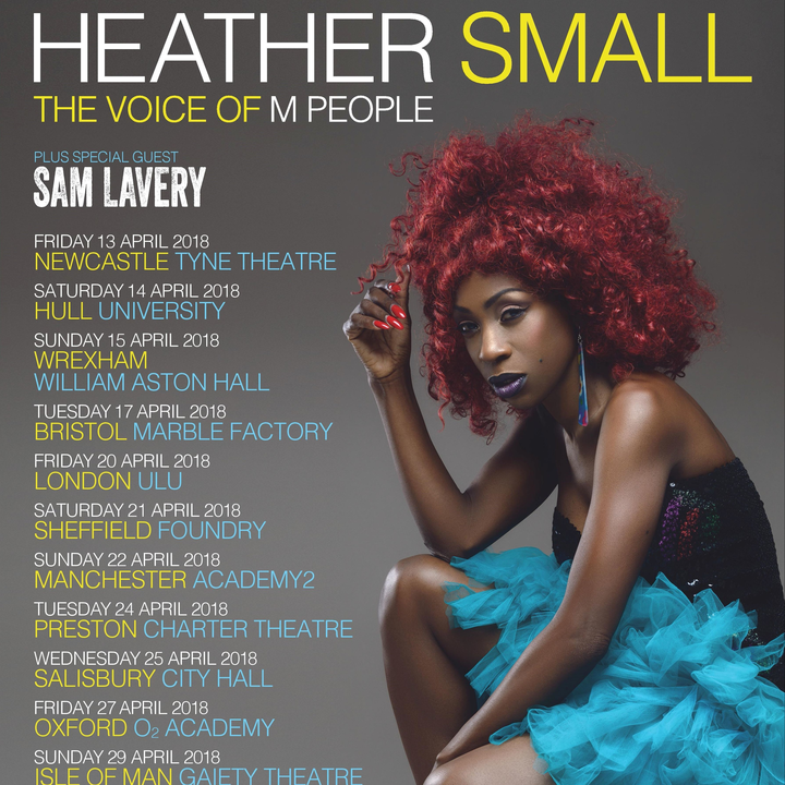 Heather Small - The Voice Of M People Tour Dates 2018 & Concert Tickets ...