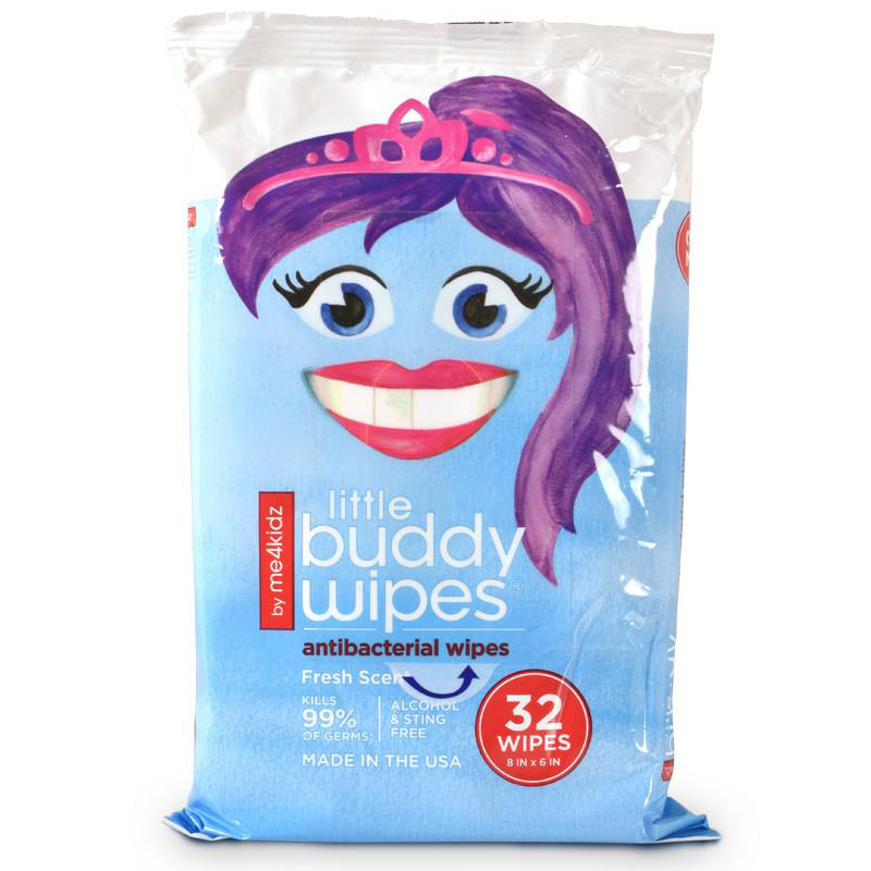 me4kidz Little Buddy Antibacterial Wipes | Bitsy Boxes