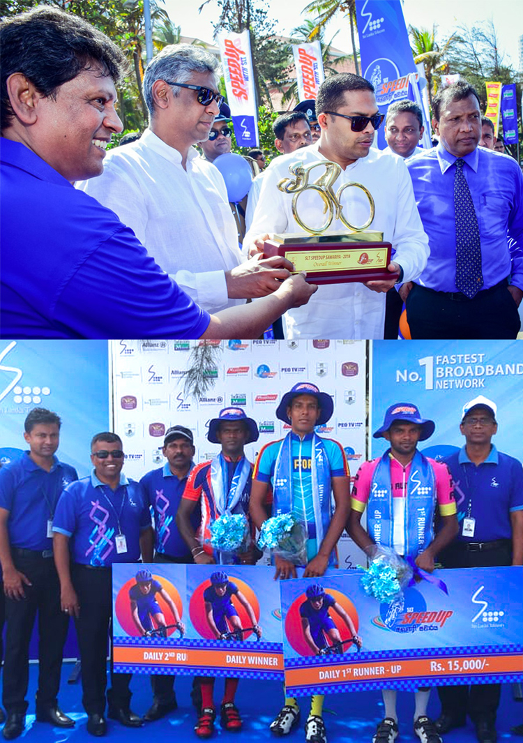 “SLT SpeedUp Cycle Sawariya” flaged-off - Day 1 marks the finish line ...