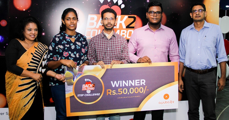 ayubo.life rewards winners of Back 2 Colombo step challenge - Adaderana ...
