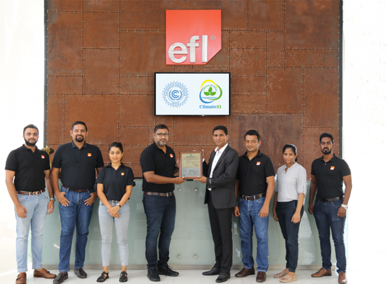 EFL 3PL Becomes Sri Lanka’s first Carbon Neutral logistics company ...