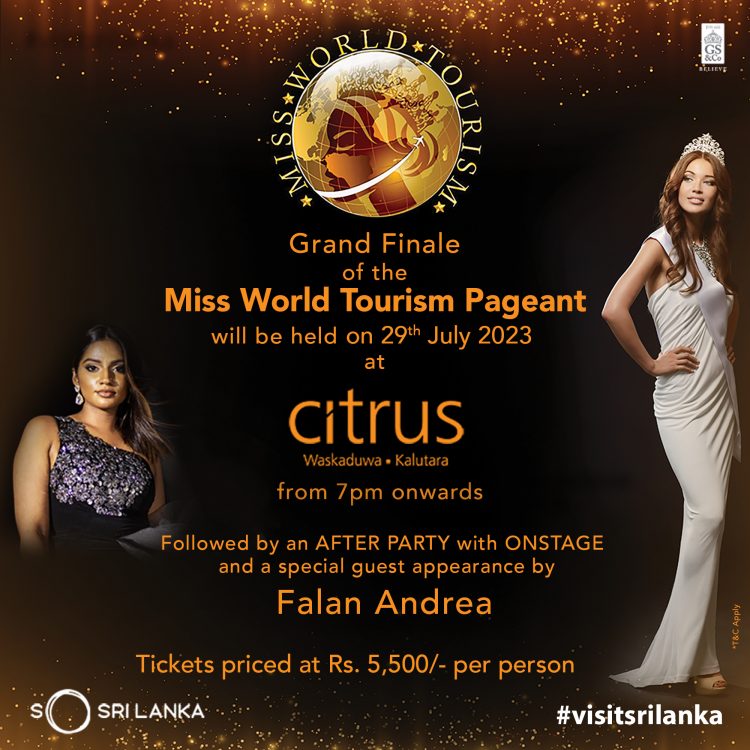 Citrus Waskaduwa to Host Historic Miss World Tourism Pageant Grand ...