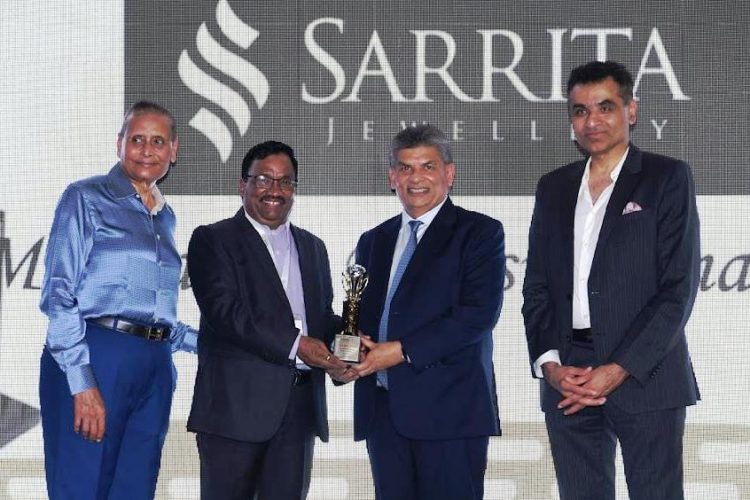 Sarrita Jewellery was felicitated by GJEPC India as a ‘Global Icon ...