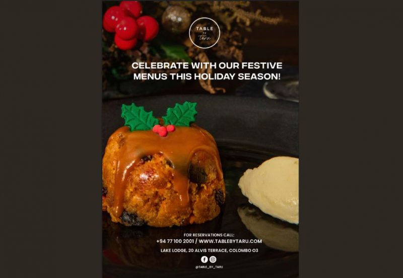 Experience the Joy of the Season at Table By Taru, Lake Lodge - Colombo ...