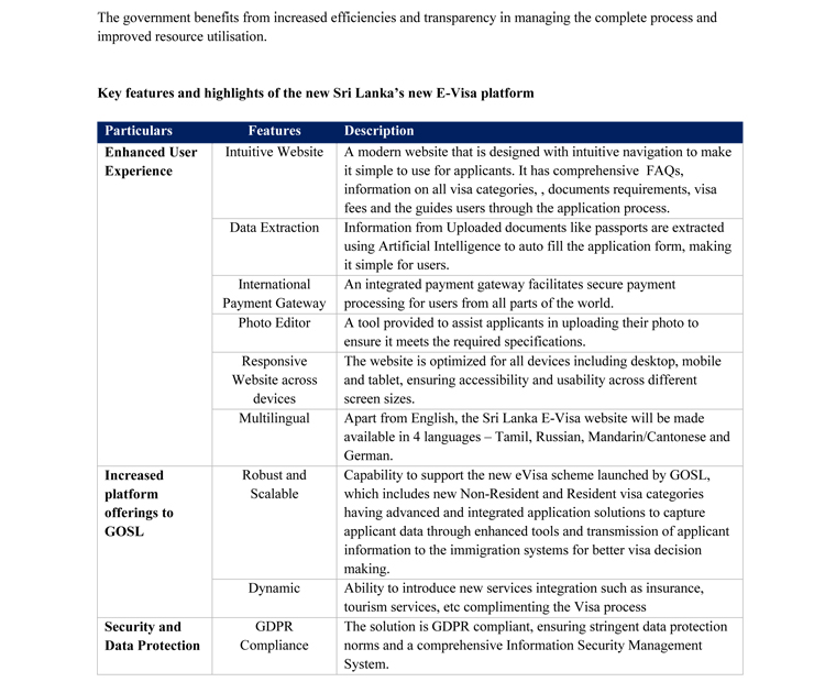 VFS Global statement on Sri Lanka E-Visa - Adaderana Biz English | Sri ...