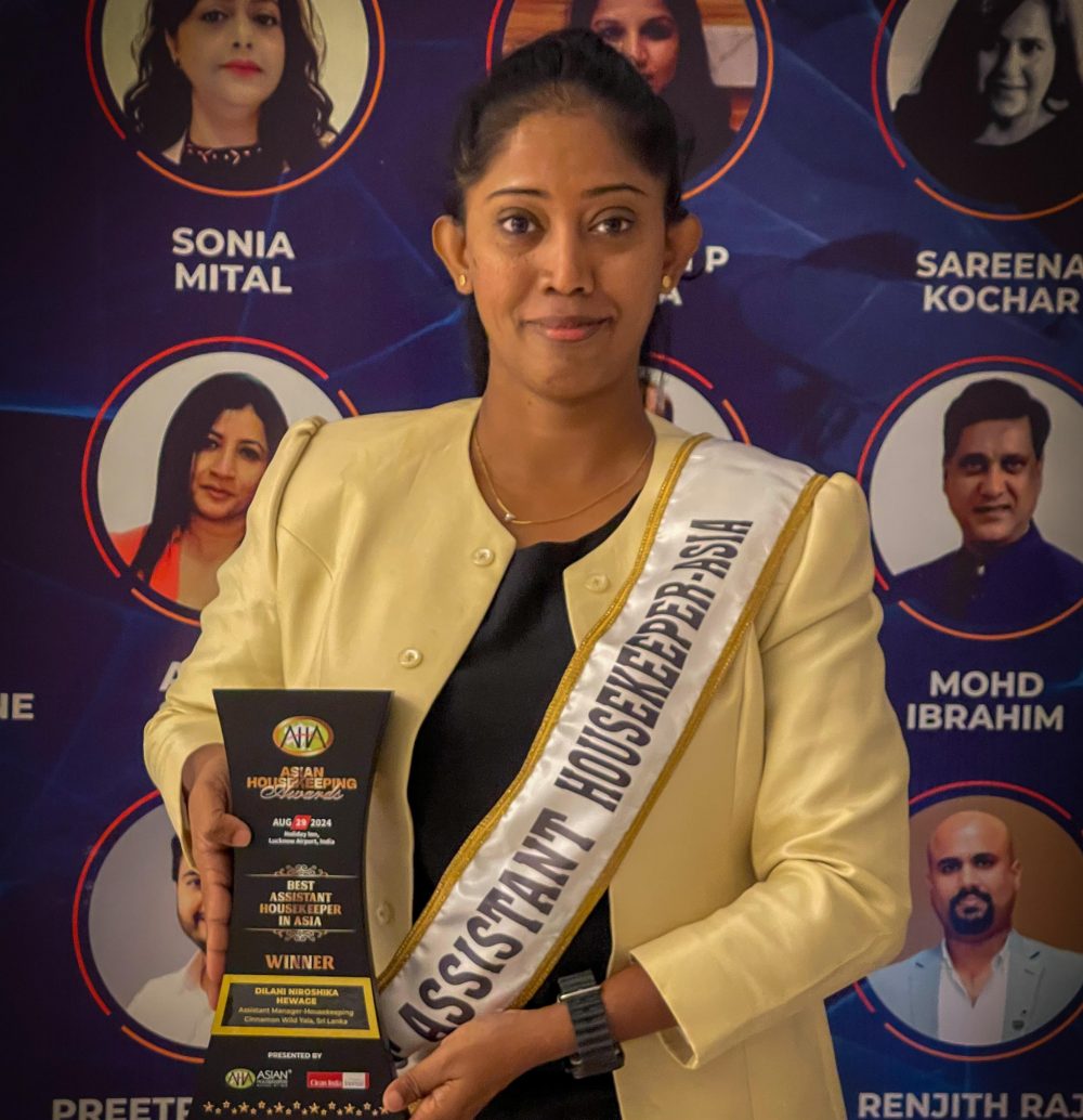 Dilani Hewage of Cinnamon Wild Yala Wins Prestigious Award for Best ...