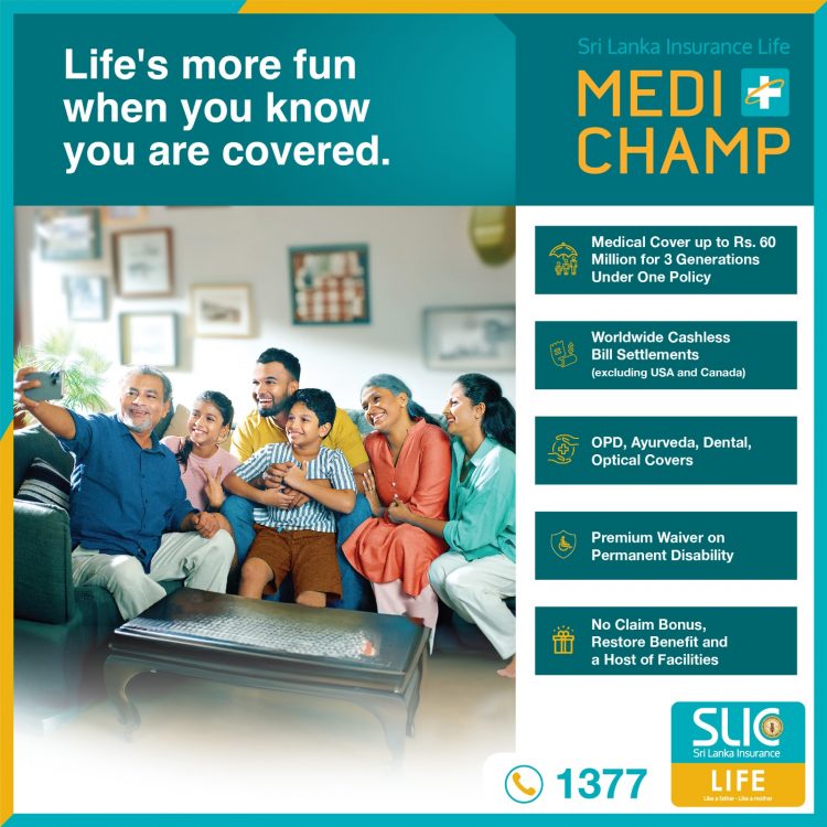 Sri Lanka Insurance Life Unveils ‘Medi Champ’ Health Insurance Cover ...