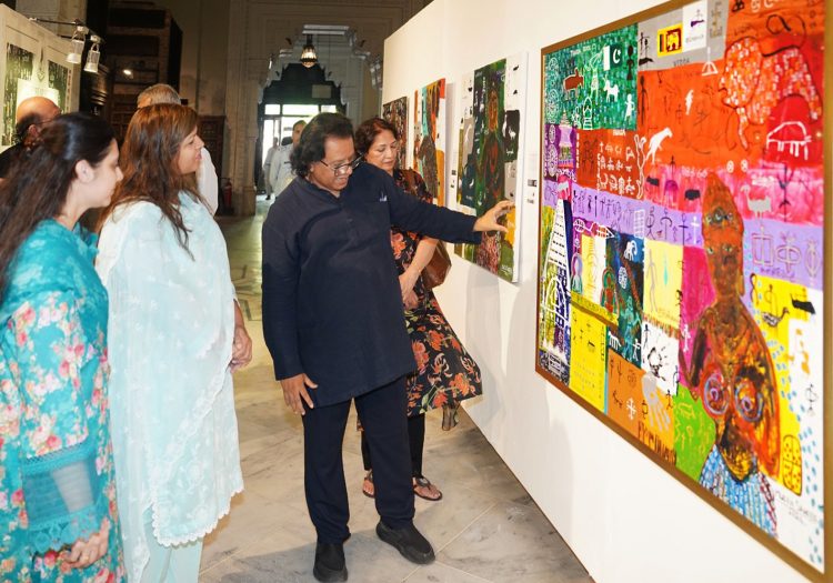 Artist Mueen Saheed paintings honoured and acquired by prestigious ...