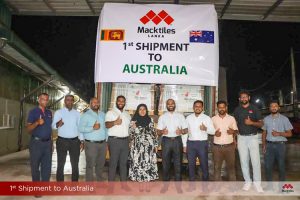 Macksons Tiles records its first ever Tile Export to Australia ...