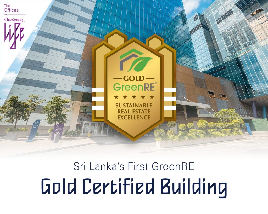 Sri Lanka’s First GreenRE Gold Certification Awarded to The Offices at ...