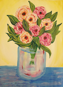 Paint & Sip: Spring Florals (Online)