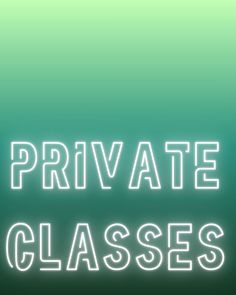 Private Classes for the Holidays