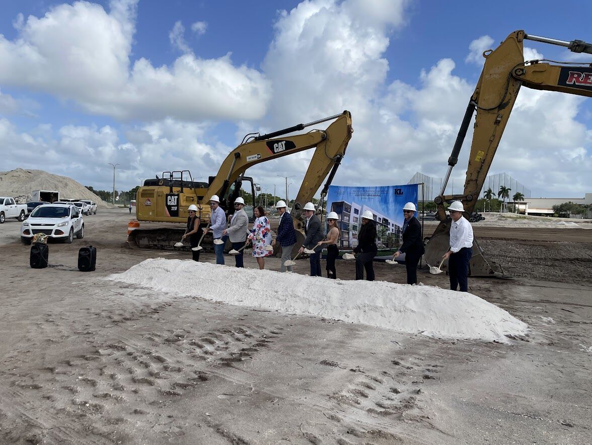 Ground Broken at Apartment Community in The Pomp in Pompano Beach