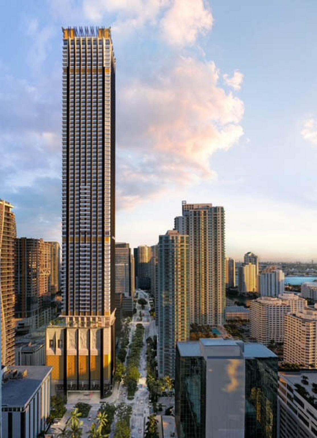 Developer Reveals First Renderings of Supertall Tower in Brickell