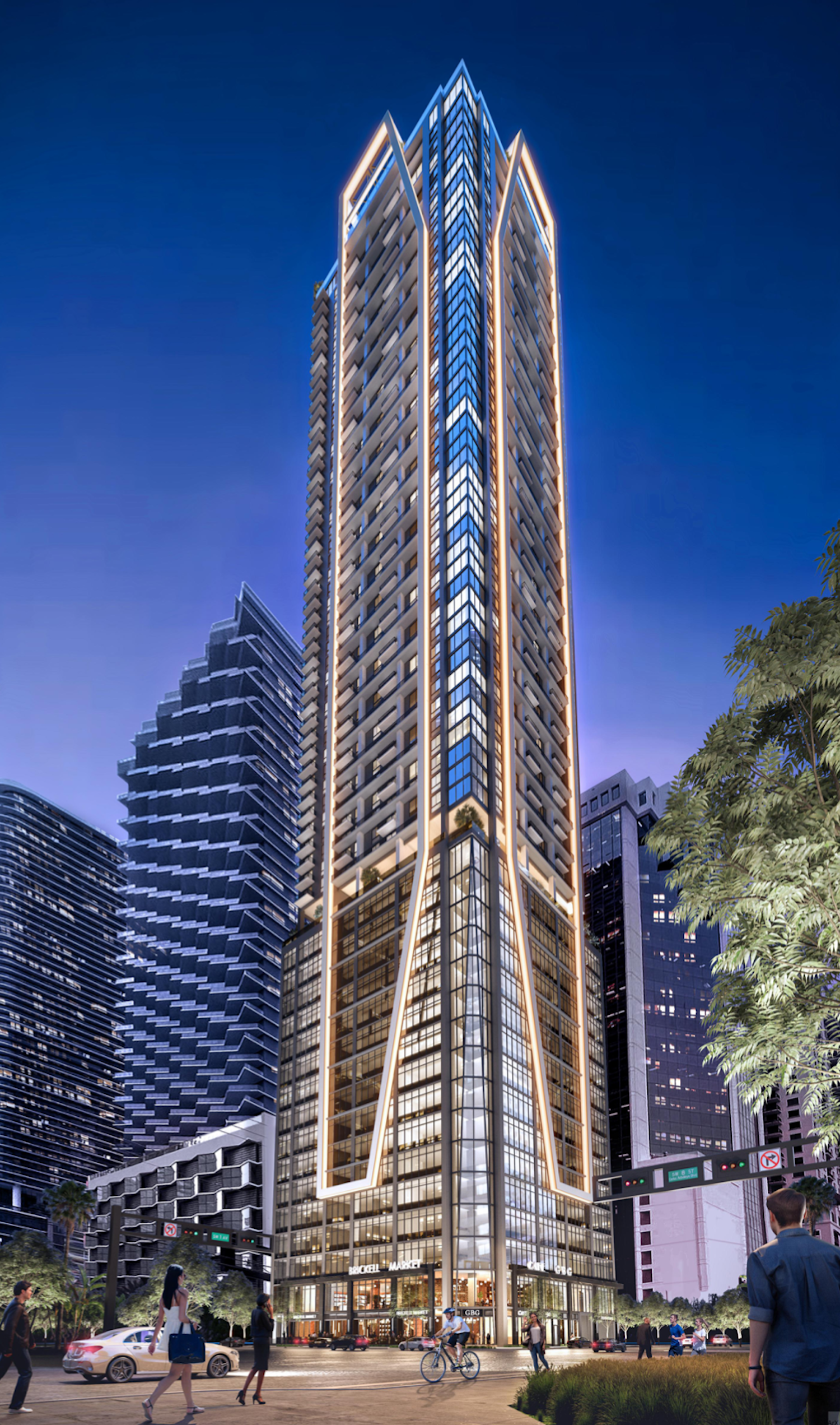 Developers File Permits with FAA for 61-story Mixed-Use Tower, Brickell Gateway