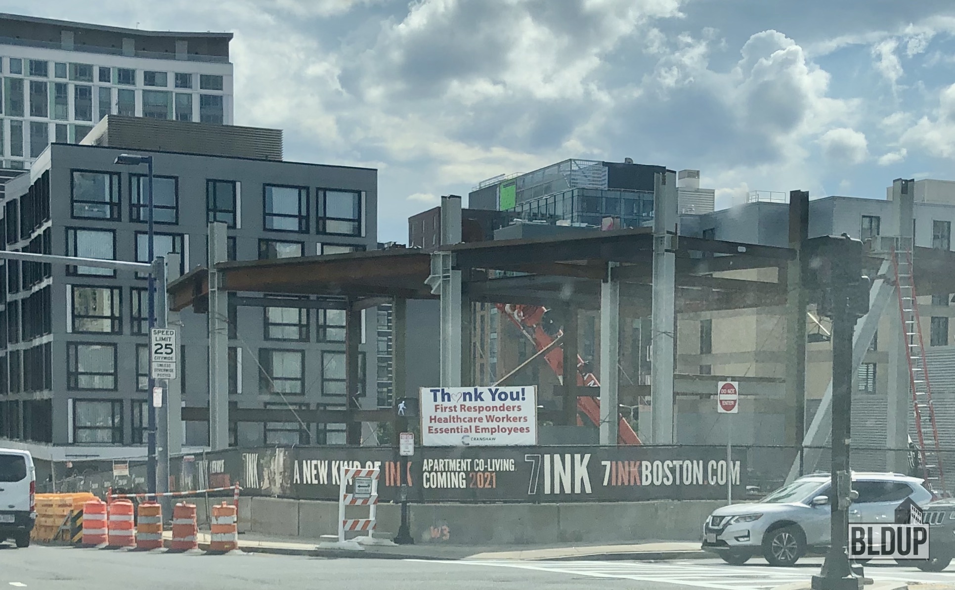 Framing Underway for South End Co-Living Tower