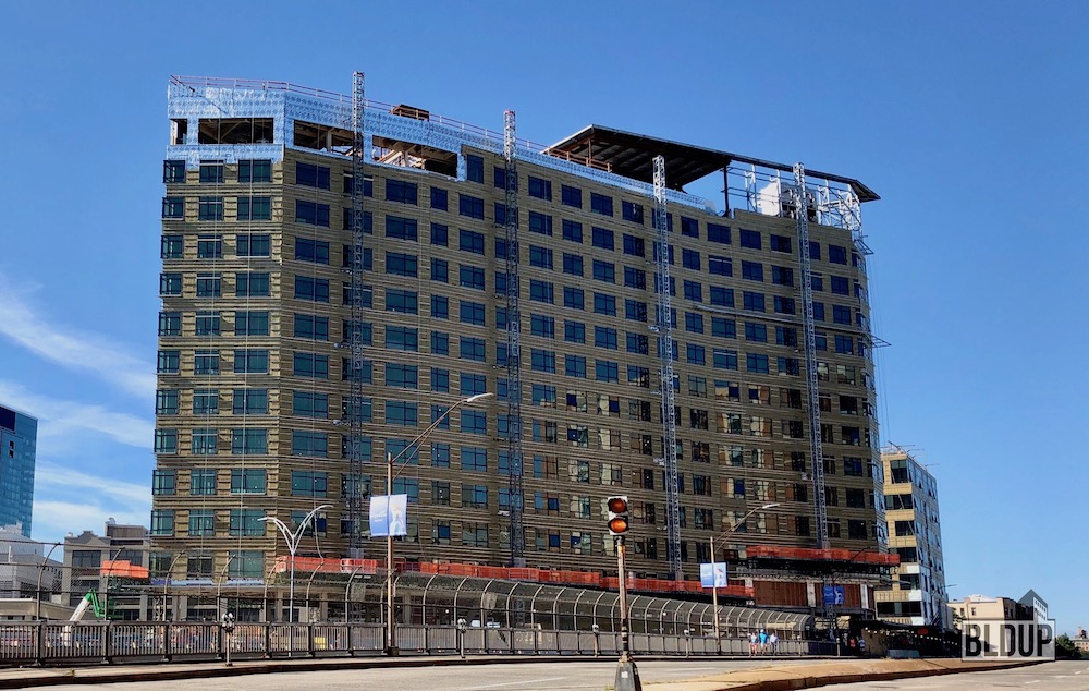 Window and Facade Install Nearly Complete at Fenway Center