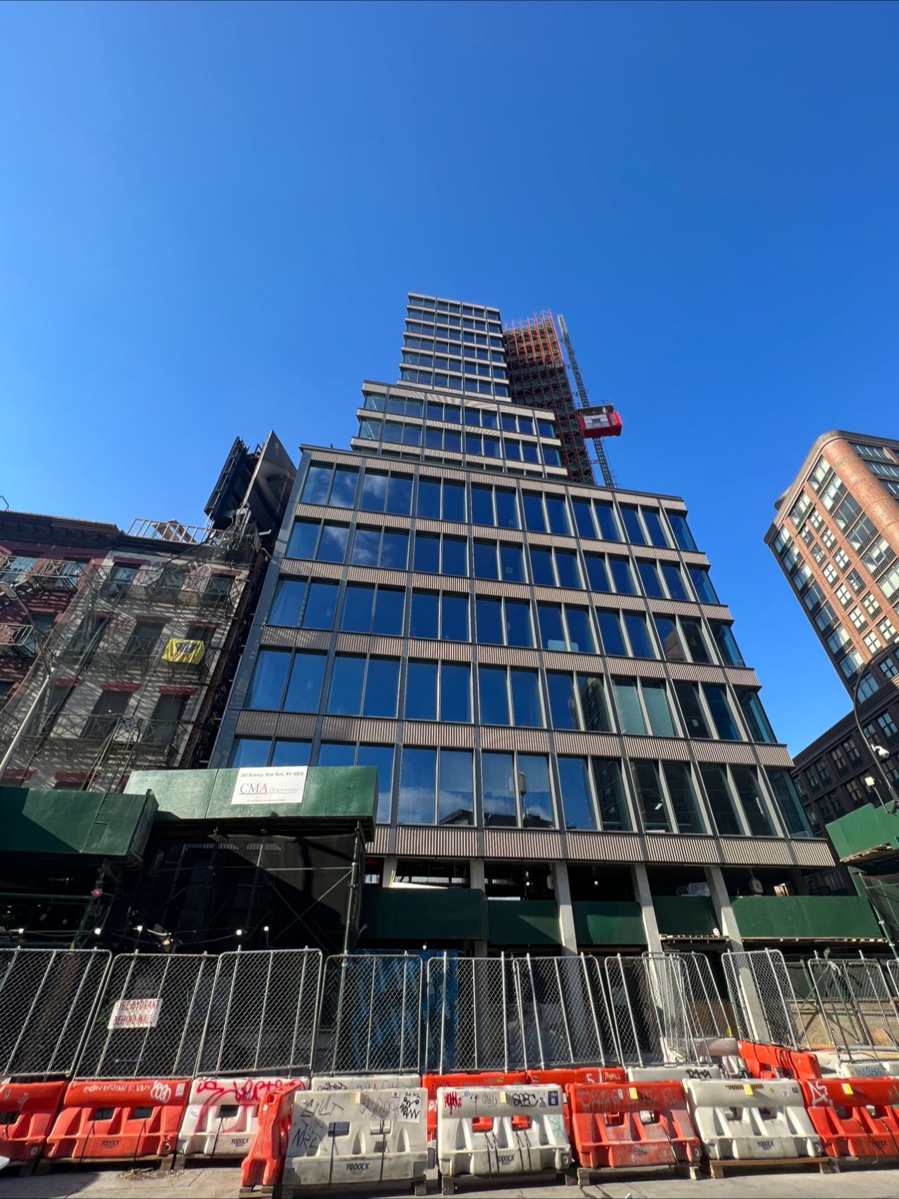 Facade Installation Wrapping Up on 22-Story NoHo Office Tower